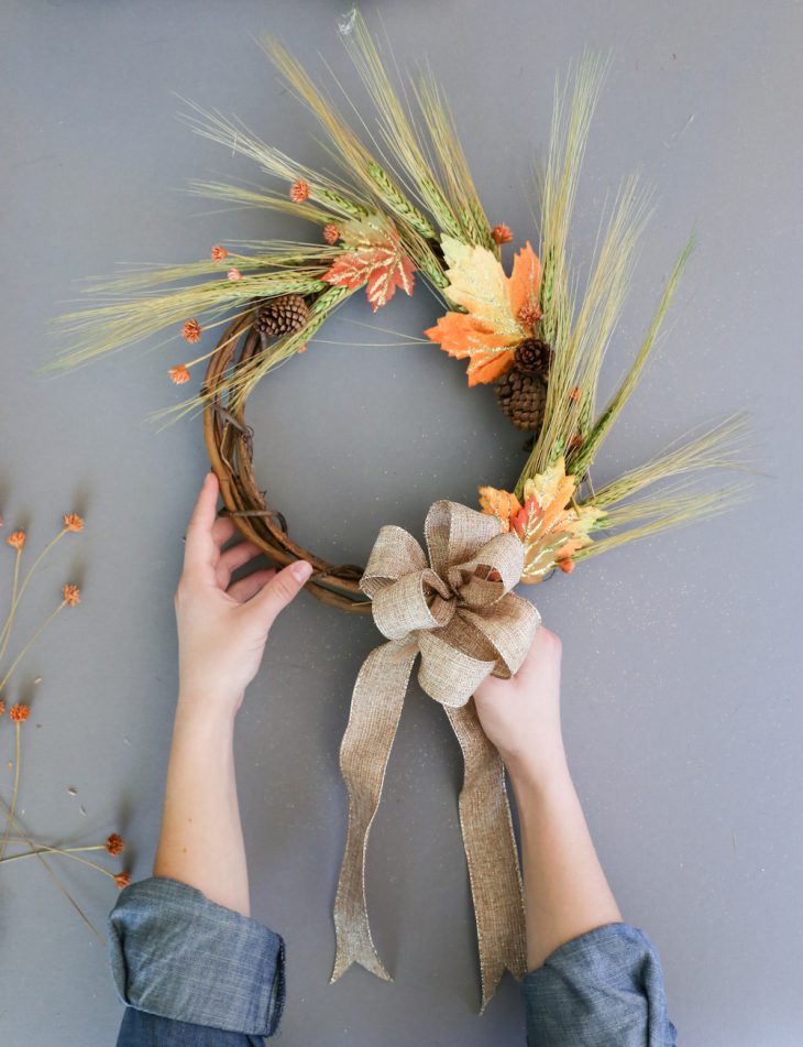 DIY Rustic Fall Wreath | The Bay Club Blog